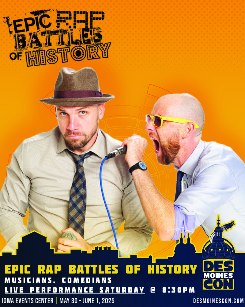 Epic Rap Battles of History Concert @ Des Moines Con – Nerd Street